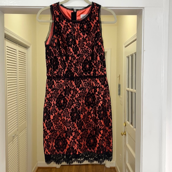 Milly | Dresses | Milly Lace Overlay Short Dress | Poshmark